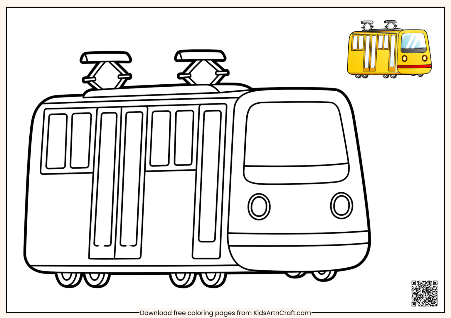 Vehicle Coloring Pages for kids - Kids Art & Craft