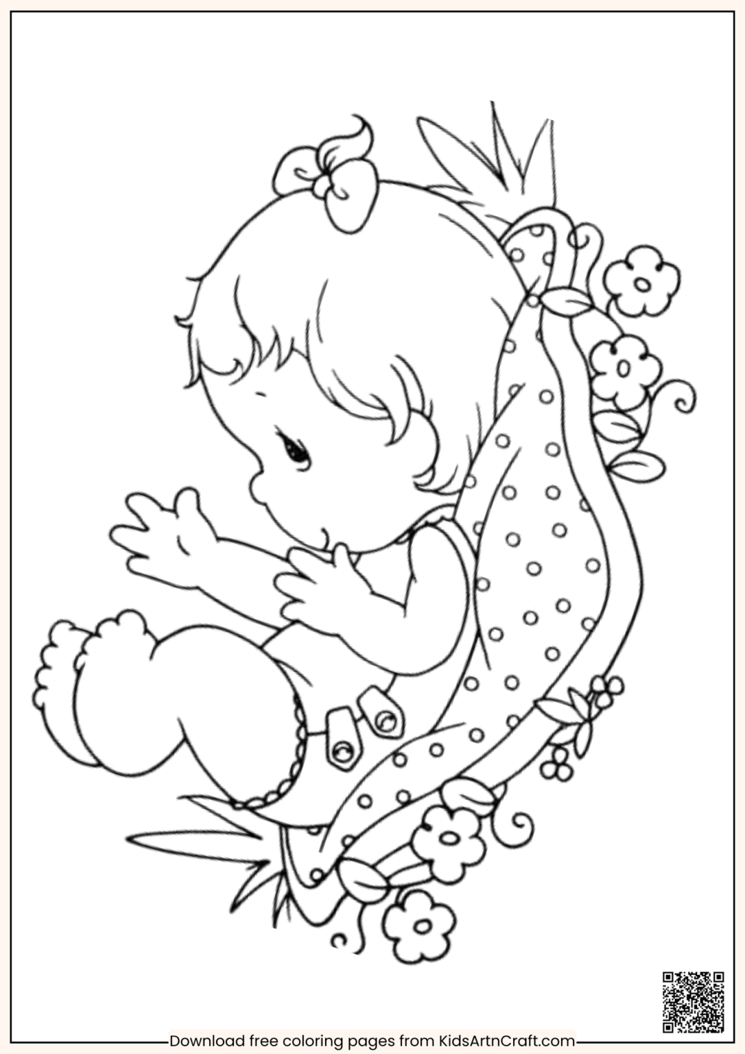 Free Printable Precious Moments Coloring Pages For Kids - Kids Art & Craft