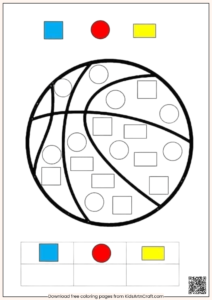 Fun with Shapes and Colors - Coloring Page Activities for Kids - Kids ...