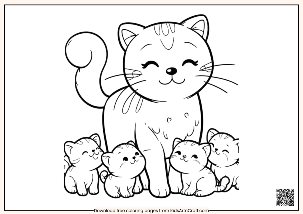 Animal Adventure Coloring Pages For Kids - Kids Art & Craft