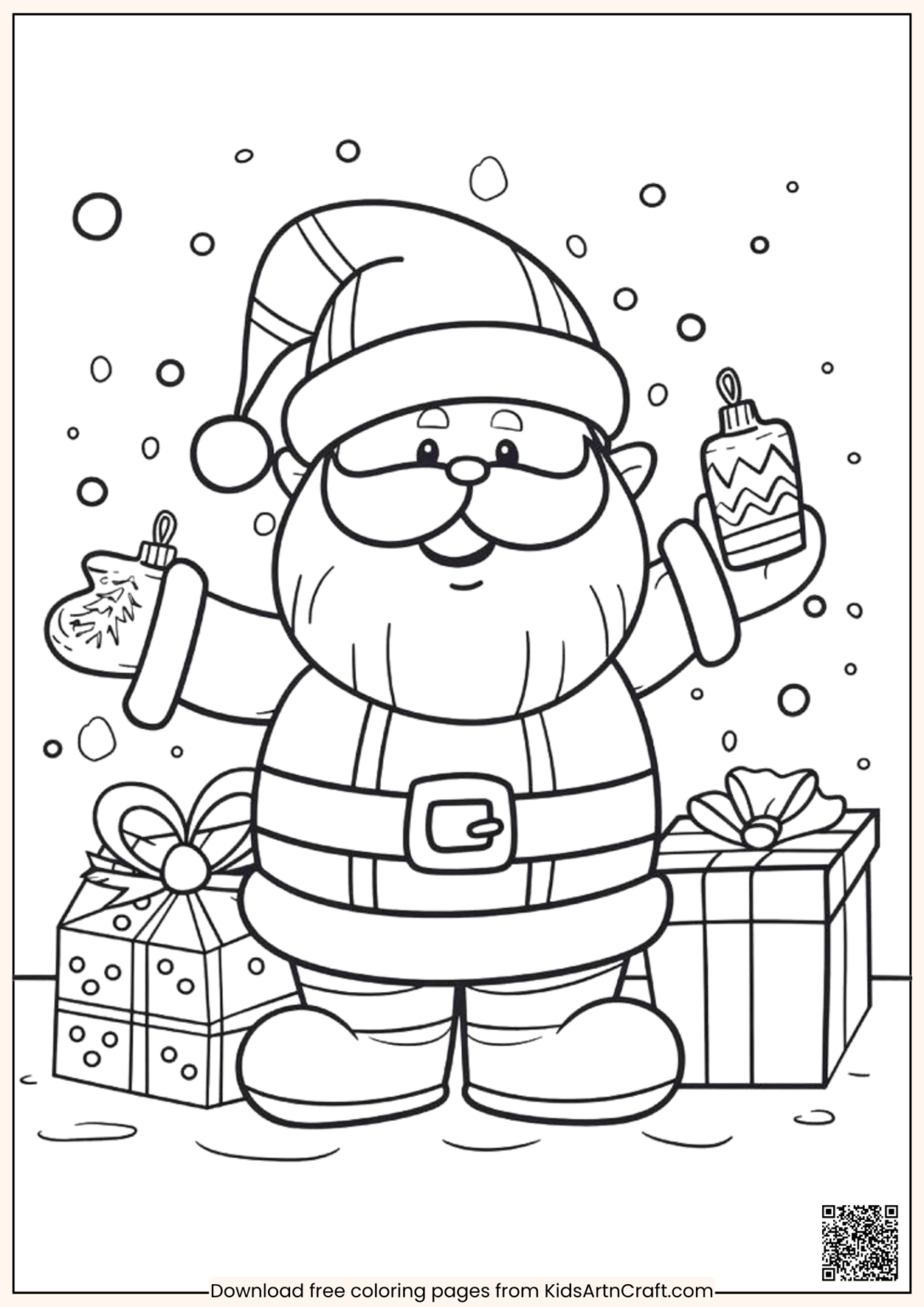 Free Printable Christmas Coloring Pages For Kids - Kids Art & Craft
