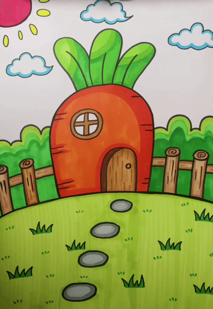 Easy Colorful Drawings For Grade 3-4 Kids - Kids Art & Craft