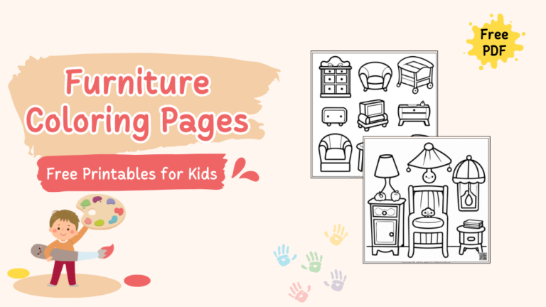 Free Printable Furniture Coloring Pages for Kids - Kids Art & Craft