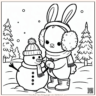 Winter Themed Coloring Pages For Kids - Free Worksheet Printable - Kids ...