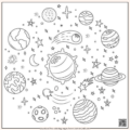 Outer Space Coloring Pages For Kids - Kids Art & Craft