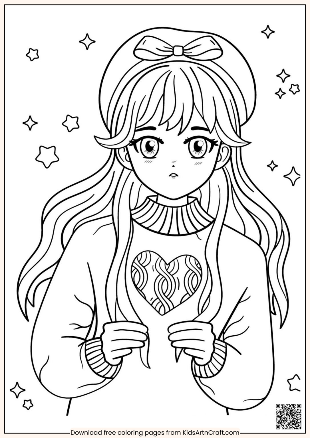 Cute Princesses Coloring Pages For Children - Free Worksheet Printable ...