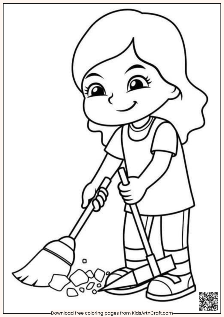 Clean India Rise India Coloring Page For Kids - Kids Art & Craft
