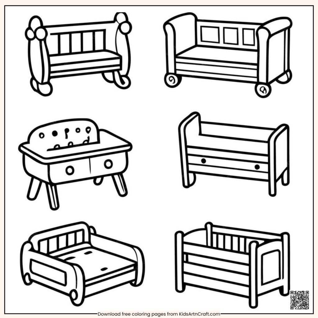 Free Printable Furniture Coloring Pages for Kids - Kids Art & Craft