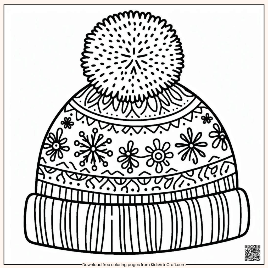 Winter Themed Coloring Pages For Kids - Free Worksheet Printable - Kids ...