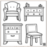 Free Printable Furniture Coloring Pages for Kids - Kids Art & Craft