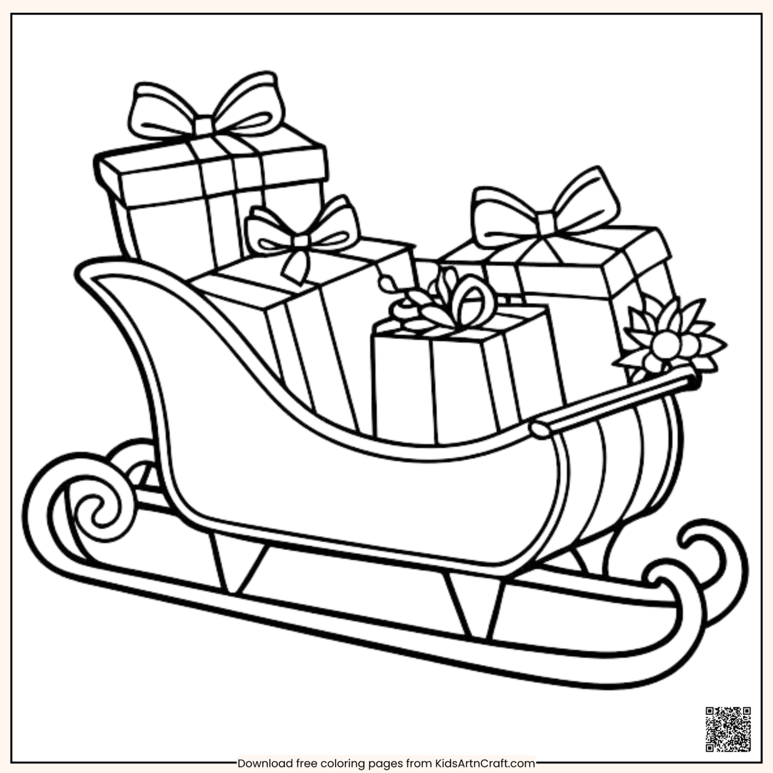 Creative Christmas Coloring Worksheets for Little Artists - Kids Art ...