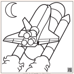 Outer Space Coloring Pages For Kids - Kids Art & Craft