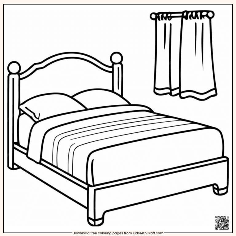 Free Printable Furniture Coloring Pages for Kids - Kids Art & Craft