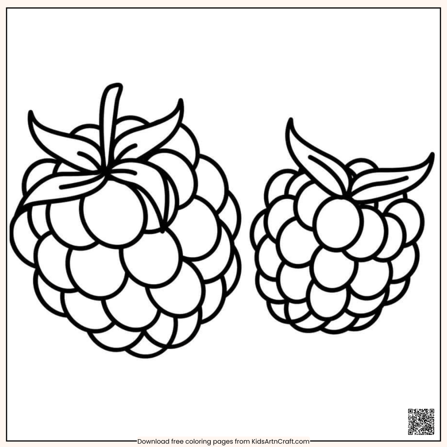 Free Printable Fruit Coloring Worksheets for Kids - Kids Art & Craft