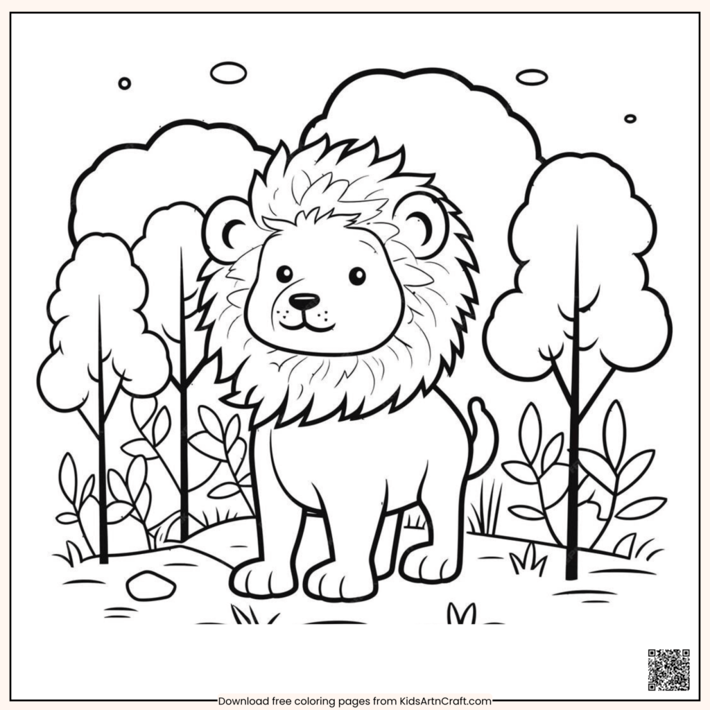 Wild and Wonderful Animal Coloring Pages for Kids - Kids Art & Craft