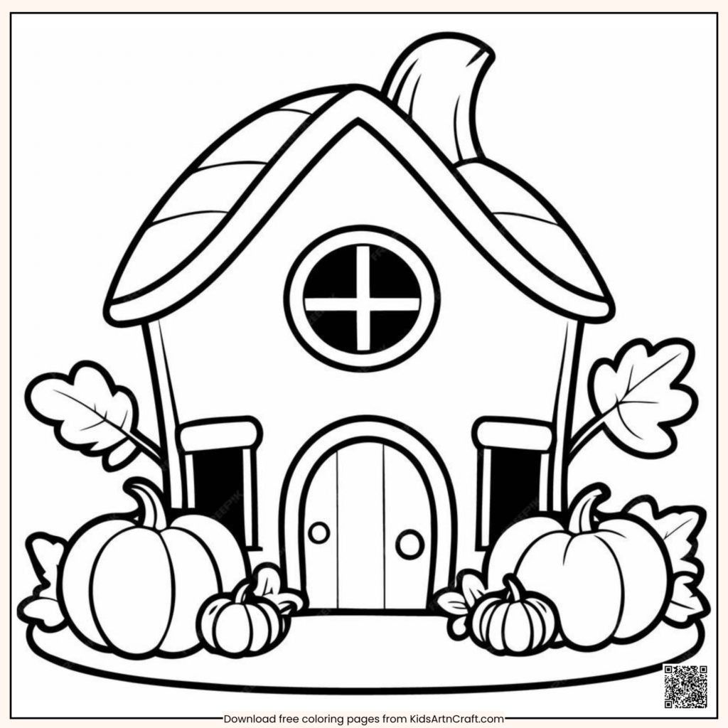 Adorable House Designs Coloring Pages for Kids – Printable Activities ...