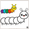 Insect Themed Coloring Page Worksheets For Kids - Free Printable - Kids ...