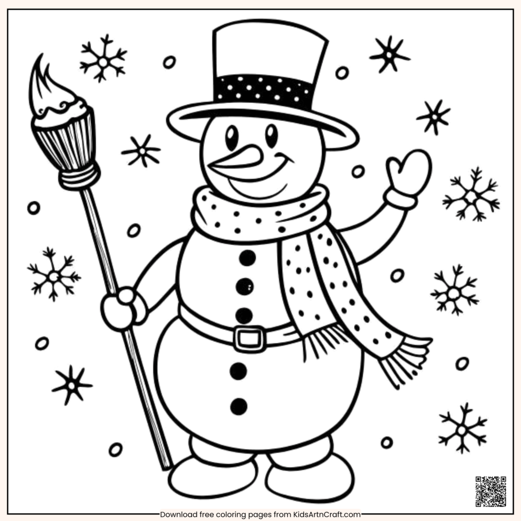 Creative Christmas Coloring Worksheets for Little Artists - Kids Art ...
