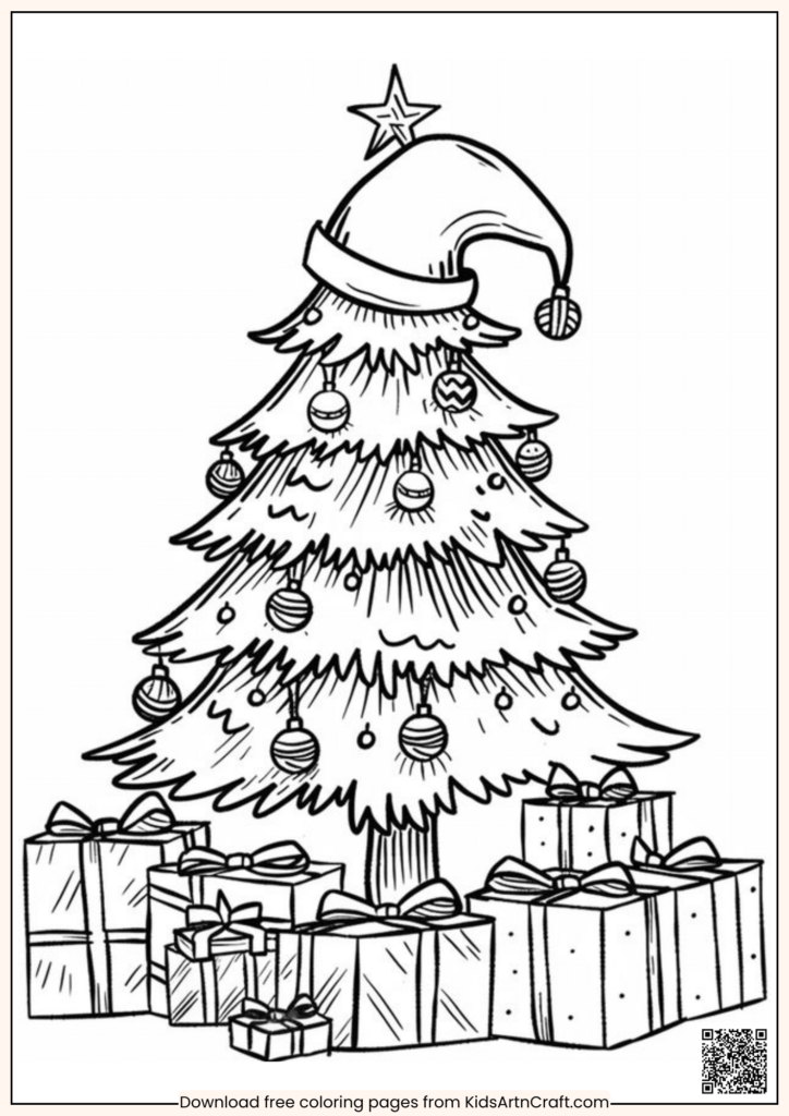 Holiday-Themed Christmas Coloring Pages for Kids - Kids Art & Craft