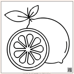 Free Printable Fruit Coloring Worksheets for Kids - Kids Art & Craft