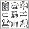 Free Printable Furniture Coloring Pages for Kids - Kids Art & Craft
