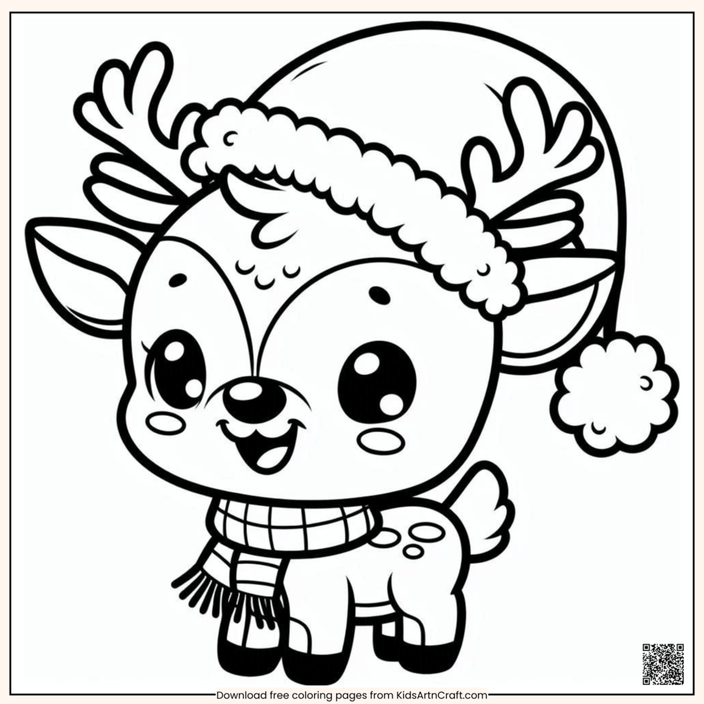 Christmas Creativity: Printable Coloring Pages for Kids - Kids Art & Craft