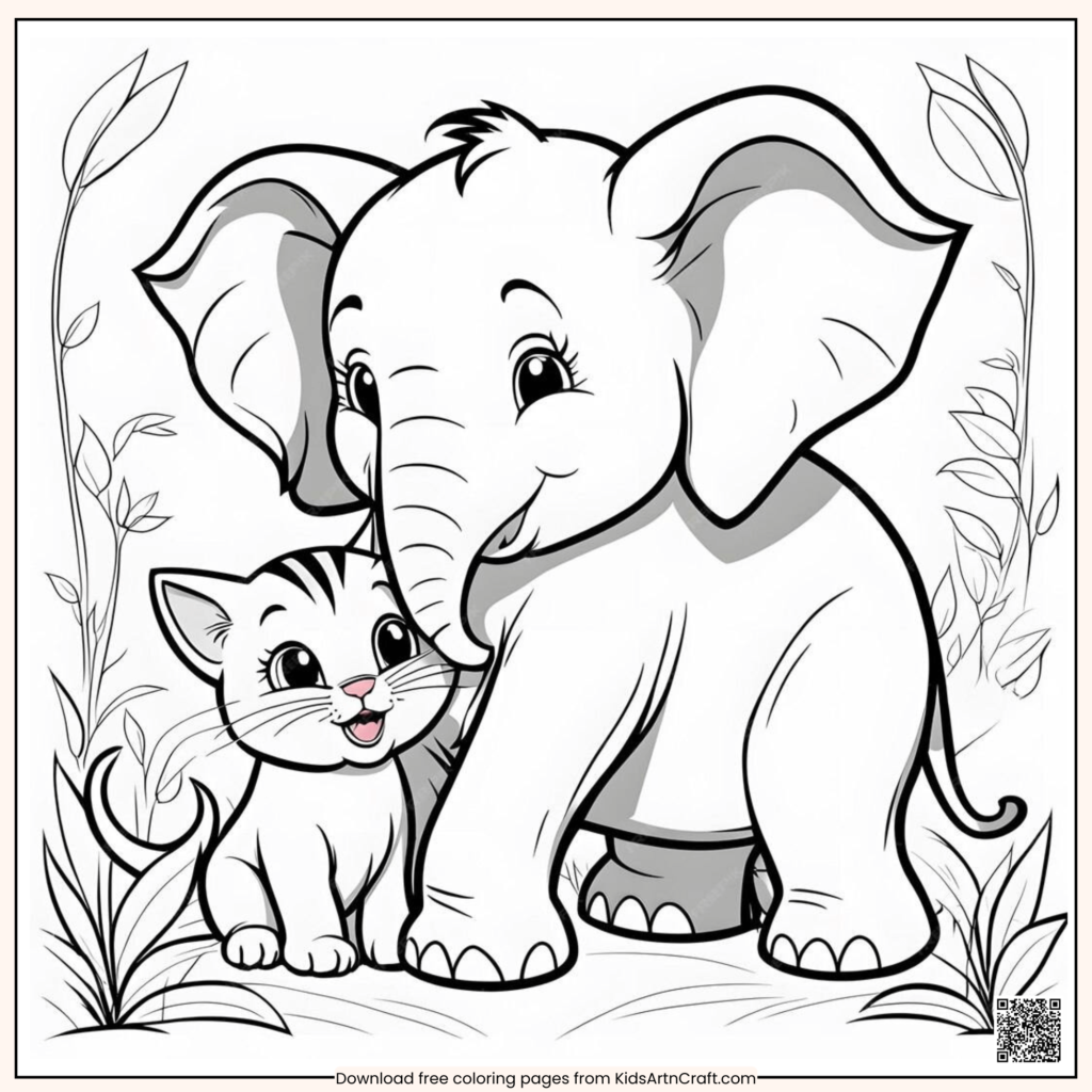 Wild and Wonderful Animal Coloring Pages for Kids - Kids Art & Craft