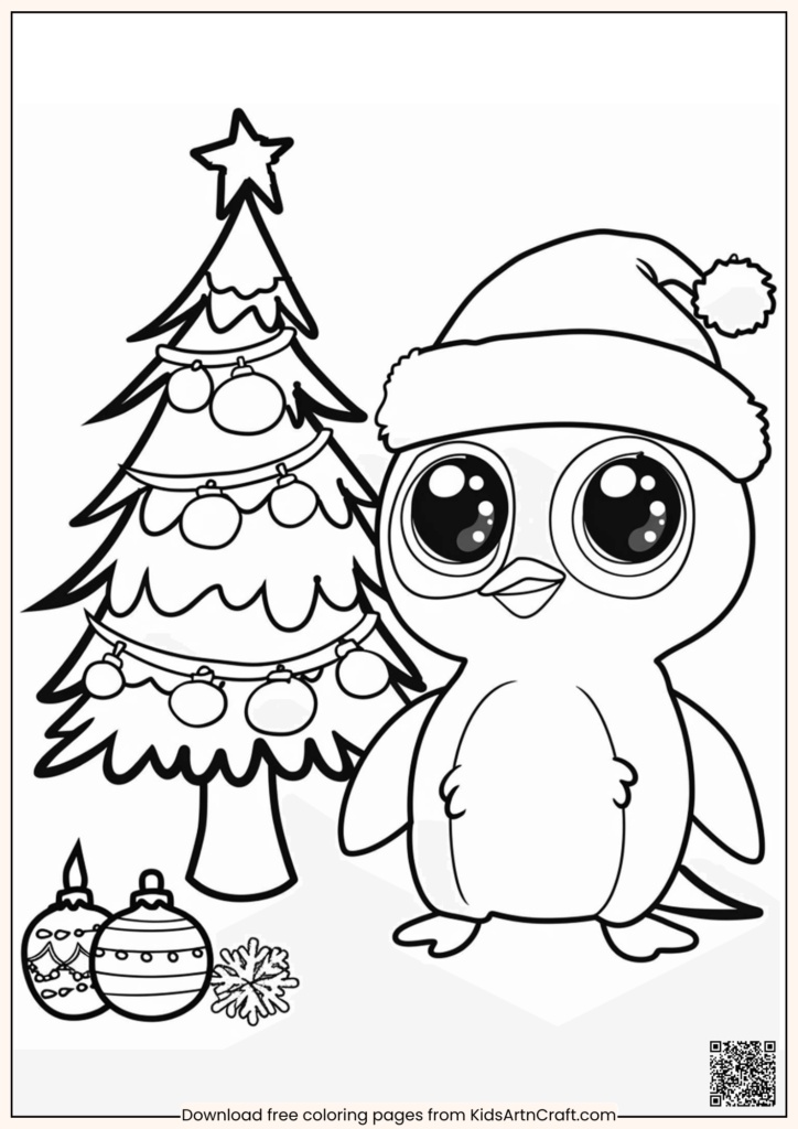 Holiday-Themed Christmas Coloring Pages for Kids - Kids Art & Craft