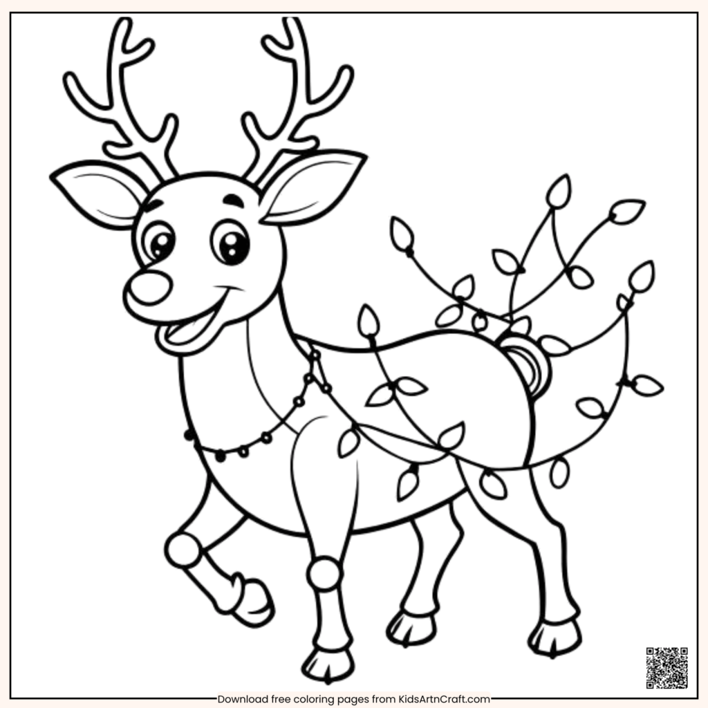 Creative Christmas Coloring Worksheets for Little Artists - Kids Art ...