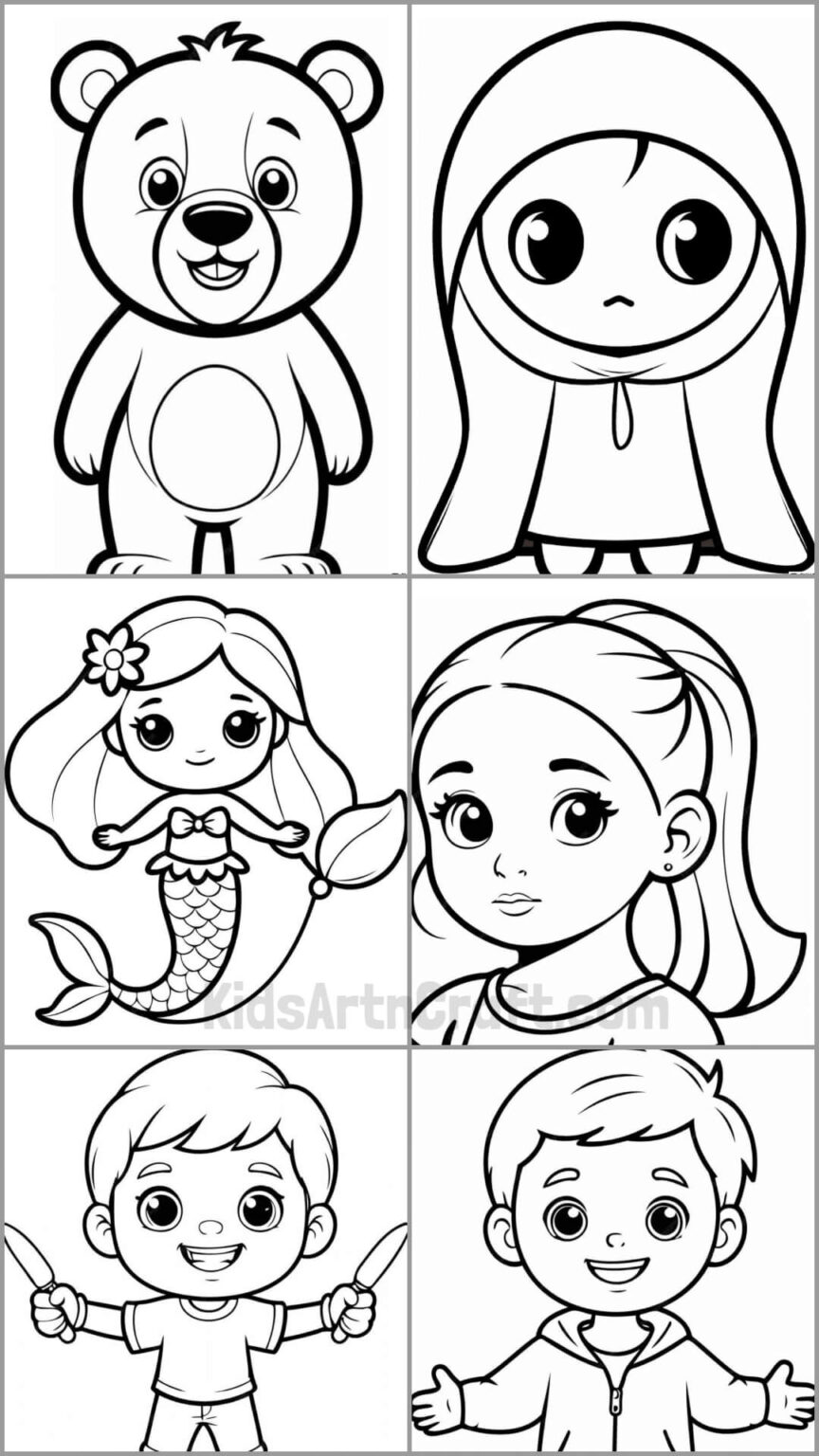 Easy and Entertaining Coloring Pages for Kids - Free Printables - Kids ...