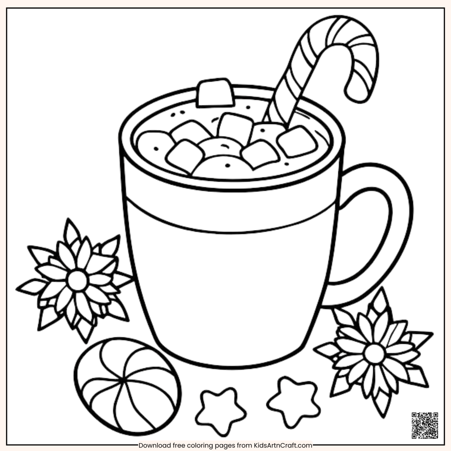 Creative Christmas Coloring Worksheets for Little Artists - Kids Art ...