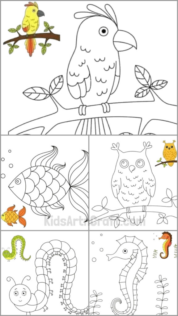 Explore Creativity with Free Printable Coloring Pages for Kids - Kids ...