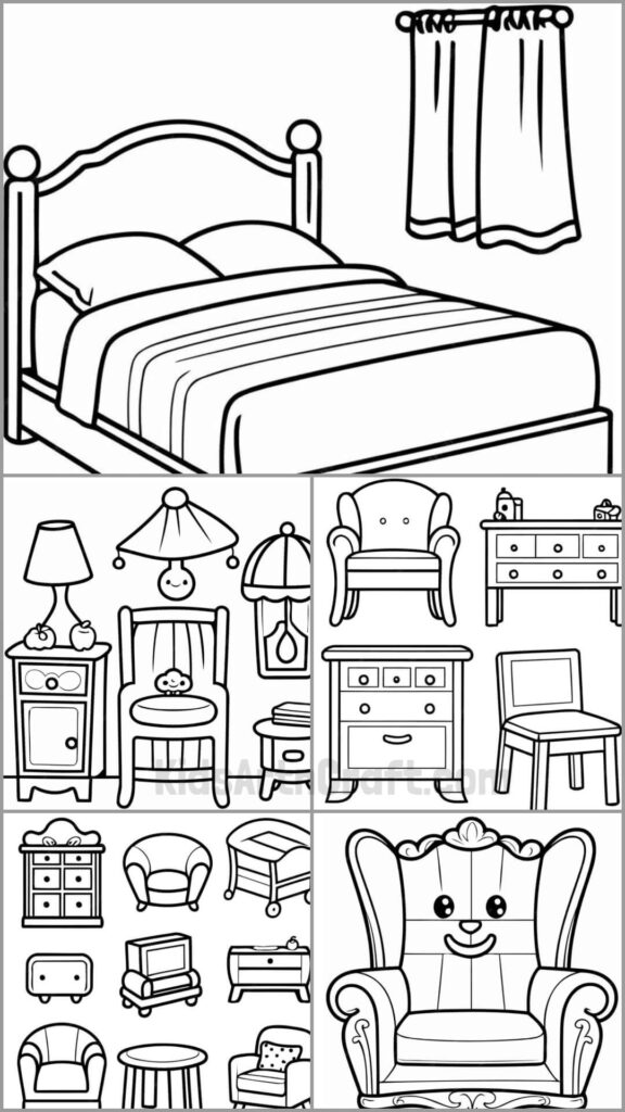 Free Printable Furniture Coloring Pages for Kids - Kids Art & Craft