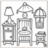 Free Printable Furniture Coloring Pages for Kids - Kids Art & Craft
