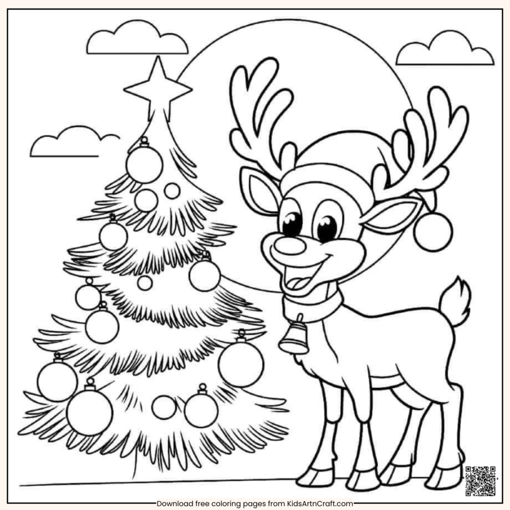 Christmas Creativity: Printable Coloring Pages for Kids - Kids Art & Craft