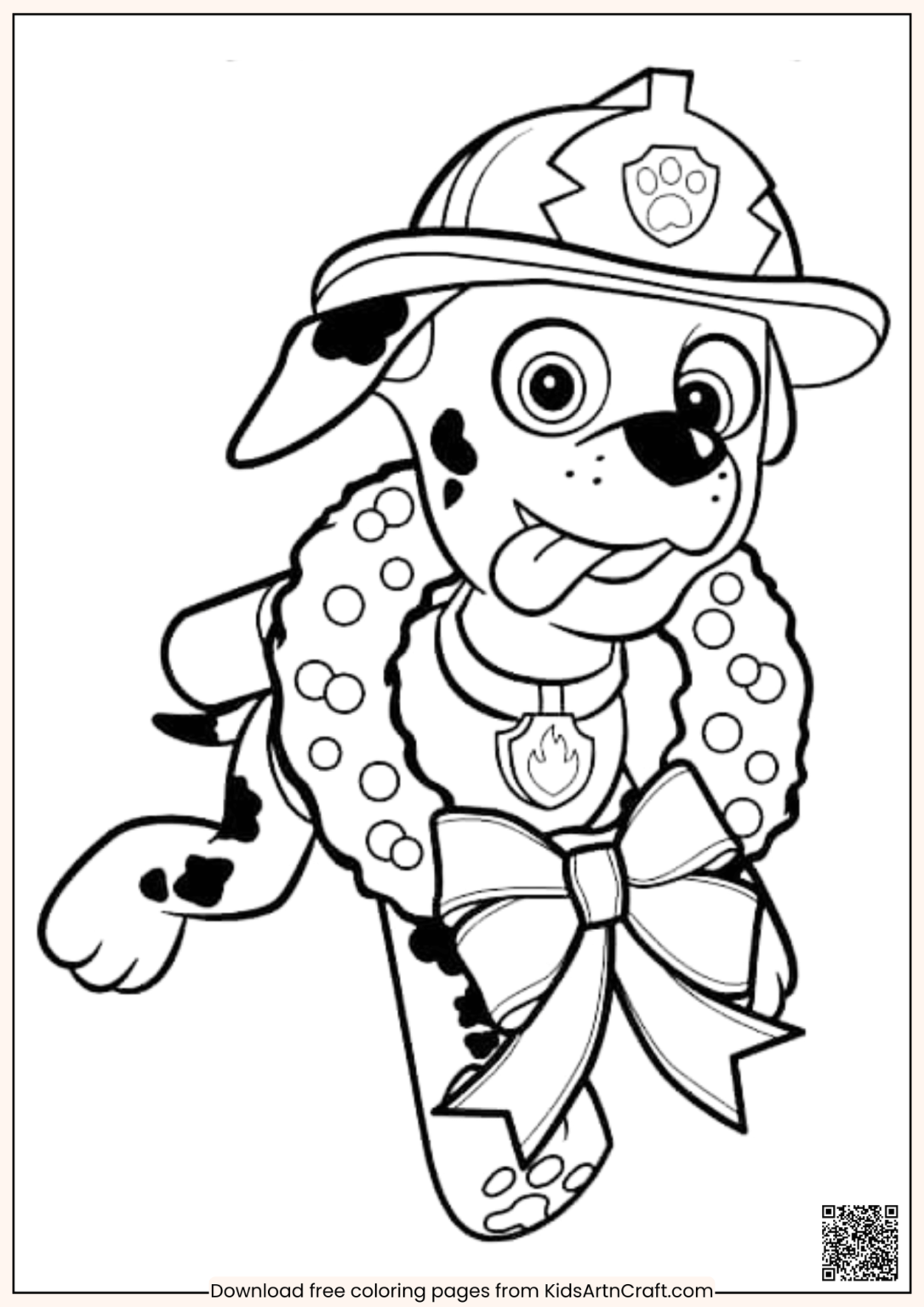 Creative Paw Patrol Christmas Coloring Pages For Kids - Kids Art & Craft