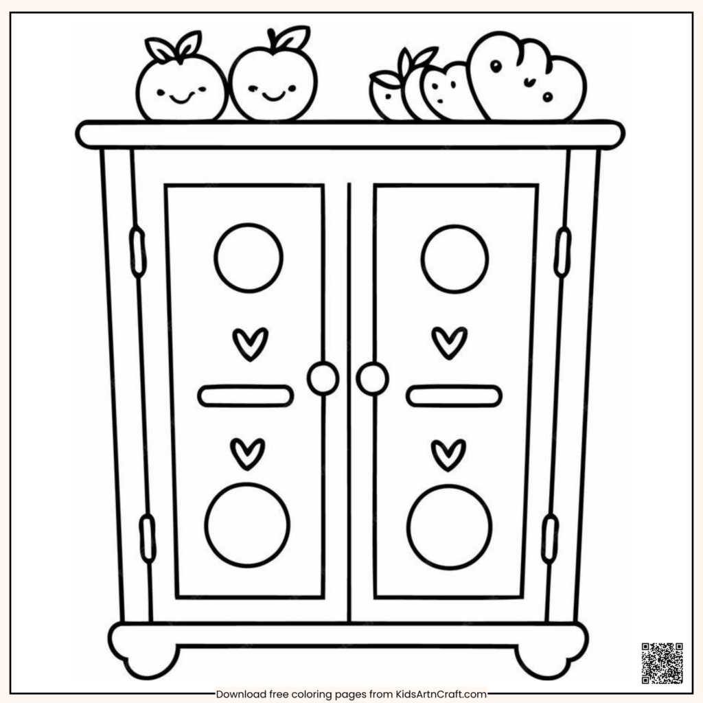 Free Printable Furniture Coloring Pages for Kids - Kids Art & Craft