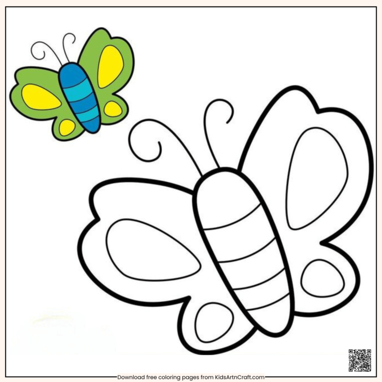 Insect Themed Coloring Page Worksheets For Kids - Free Printable - Kids ...