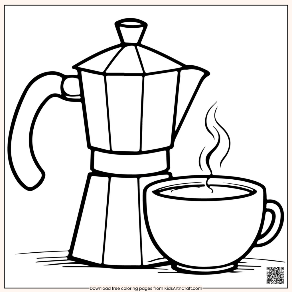 Cozy Winter Vibe Coloring Pages For Kids - Kids Art & Craft