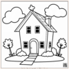 Adorable House Designs Coloring Pages for Kids – Printable Activities ...