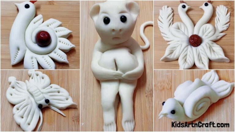 Creative Dough Animal Craft Ideas for Kids - Kids Art & Craft