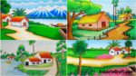 Beautiful Colorful Drawing for Class 7 - Kids Art & Craft