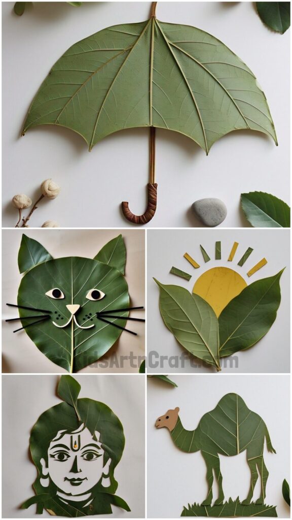 Beautiful Leaf Art For Kids - Kids Art & Craft