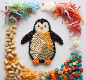Grain and Pulses Animal Crafts - Kids Art & Craft