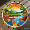 Rangoli Design Ideas for World Environment Day - Kids Art & Craft
