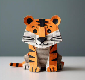 Recycled Newspaper Animal Crafts for Kids - Kids Art & Craft
