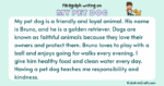 Paragraph on My Pet Dog - Kids Art & Craft